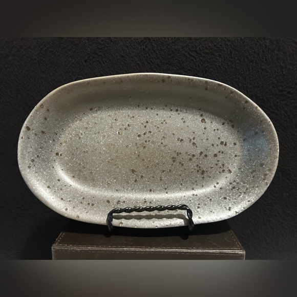 Accents | Stoneware Serving Tray Made By Dip Glazed Ceramic Pottery ...